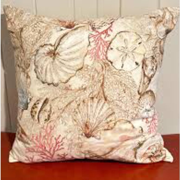 Pottery Barn | Accents | Pottery Barn Coastal Seashell Accent Pillow ...
